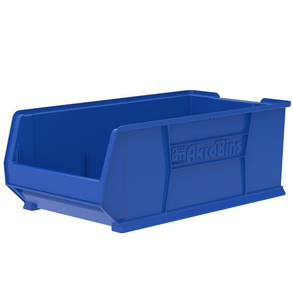 Akro-Mils - Plastic Hopper Stacking Bin: Blue | MSC Direct