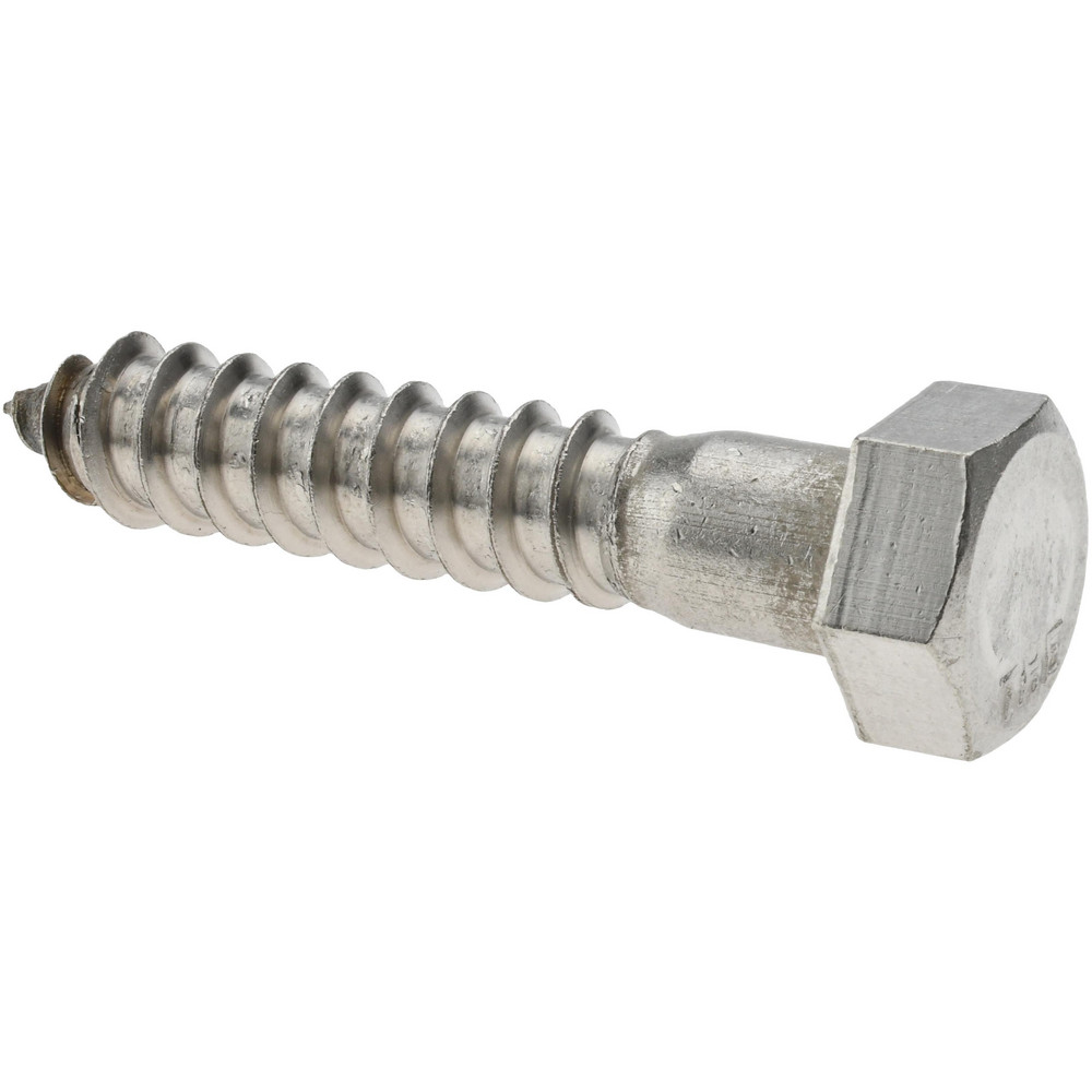 Value Collection - 1/2" Screw, 2-1/2" Length Under Head, Stainless ...