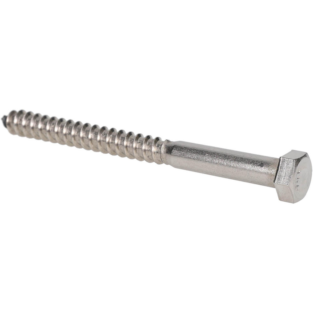 Value Collection - 3/8" Screw, 4-1/2" Length Under Head, Stainless ...