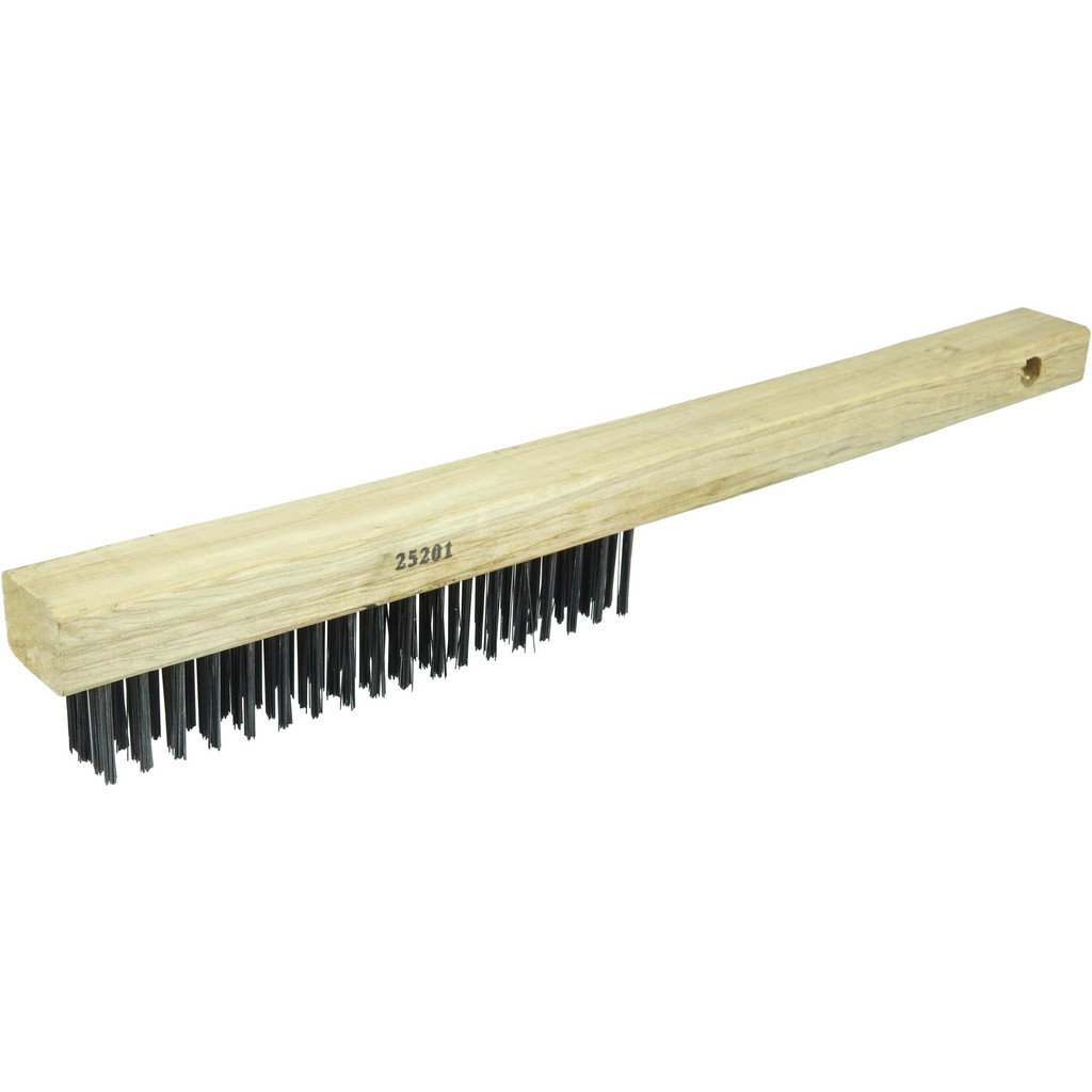 Weiler - Scratch Brush: 4 Row, 18 Column, Steel | MSC Direct