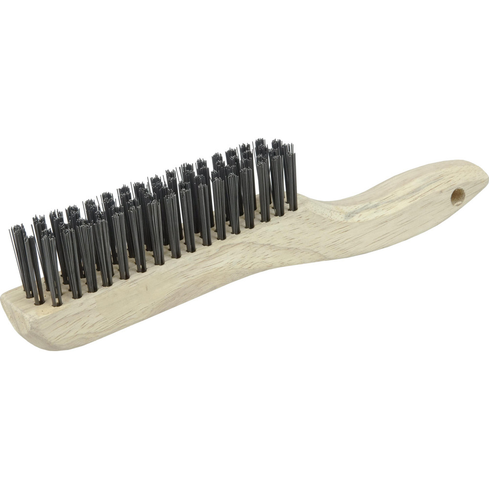 Weiler - Scratch Brush: 4 Rows, 16 Columns, Steel | MSC Direct