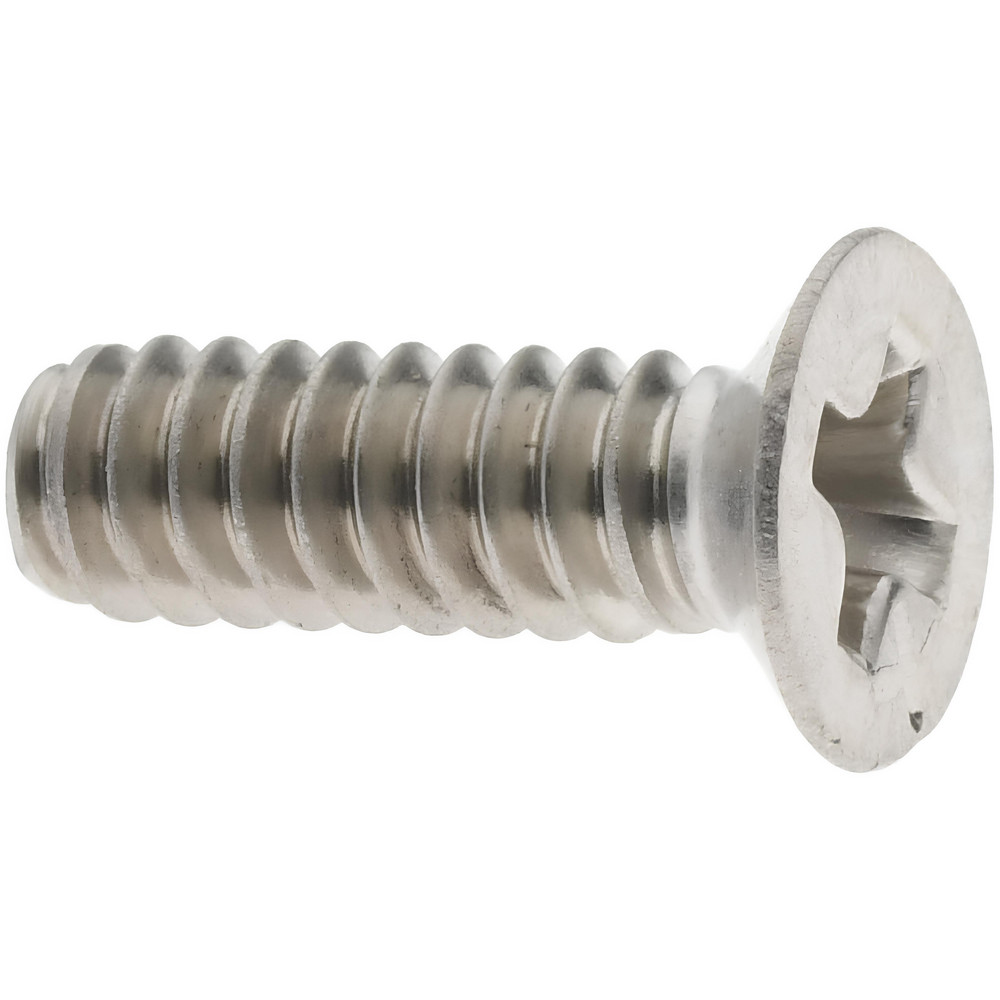 Value Collection - Machine Screw: #6-32, 7/16" Overall Length, Flat ...