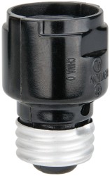 Leviton - 250 VAC, 660 Watt, Medium Base, Socket Extension Lamp Holder ...