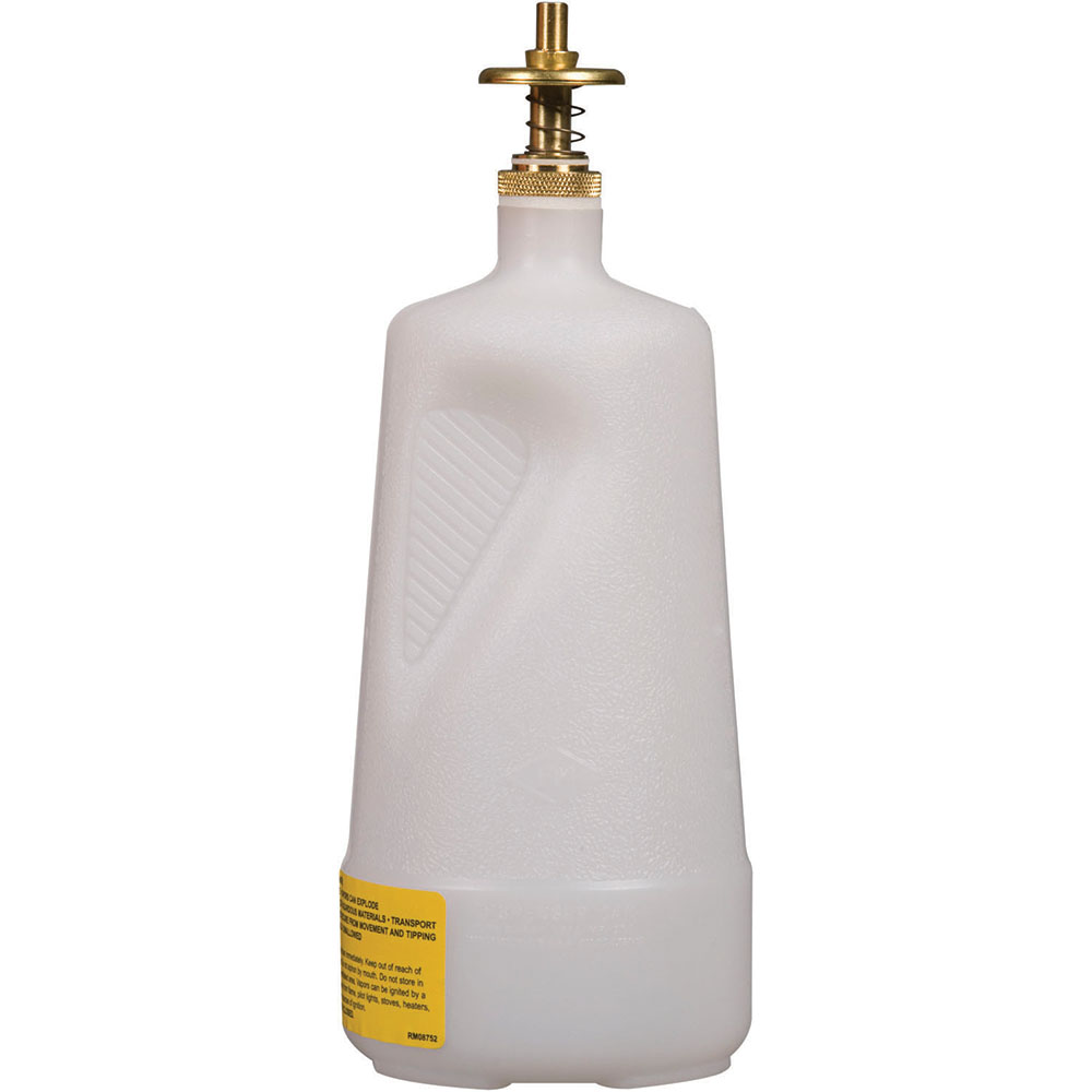 Justrite® - 1 qt HDPE Dispensing Bottle: 4" Width/Dia | MSC Direct