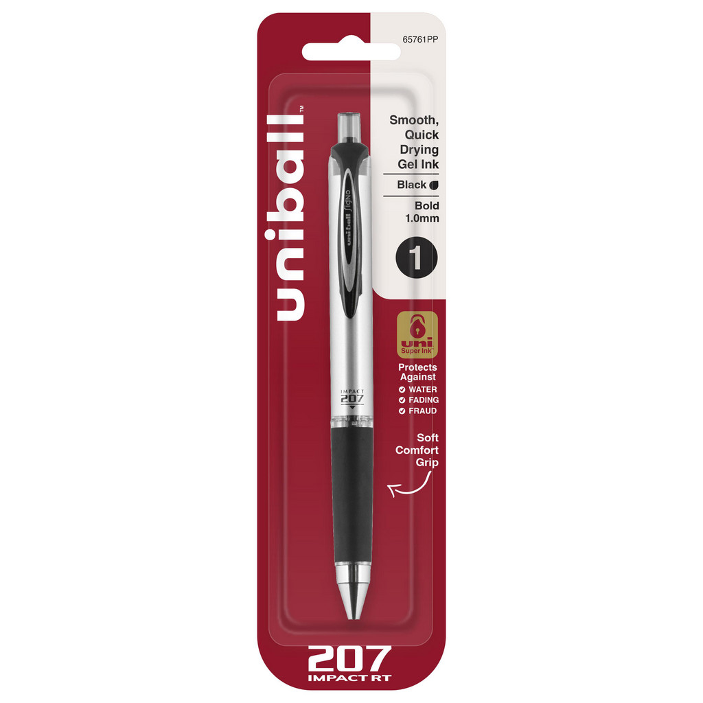 Uni-Ball - Retractable Pen: 1 mm Tip, Black Ink | MSC Direct