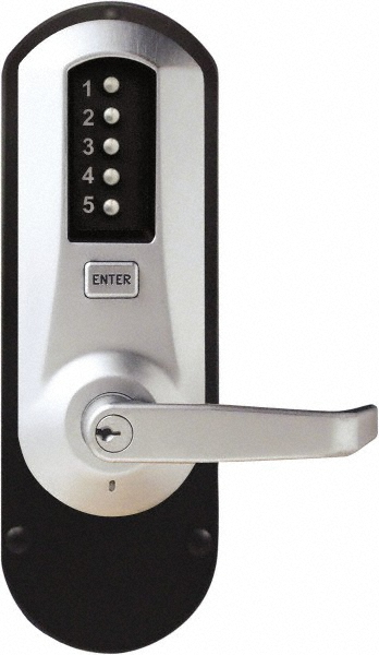 Kaba Access - Push-Button Lock with Key-in Lever Cylinder Lever Lockset ...