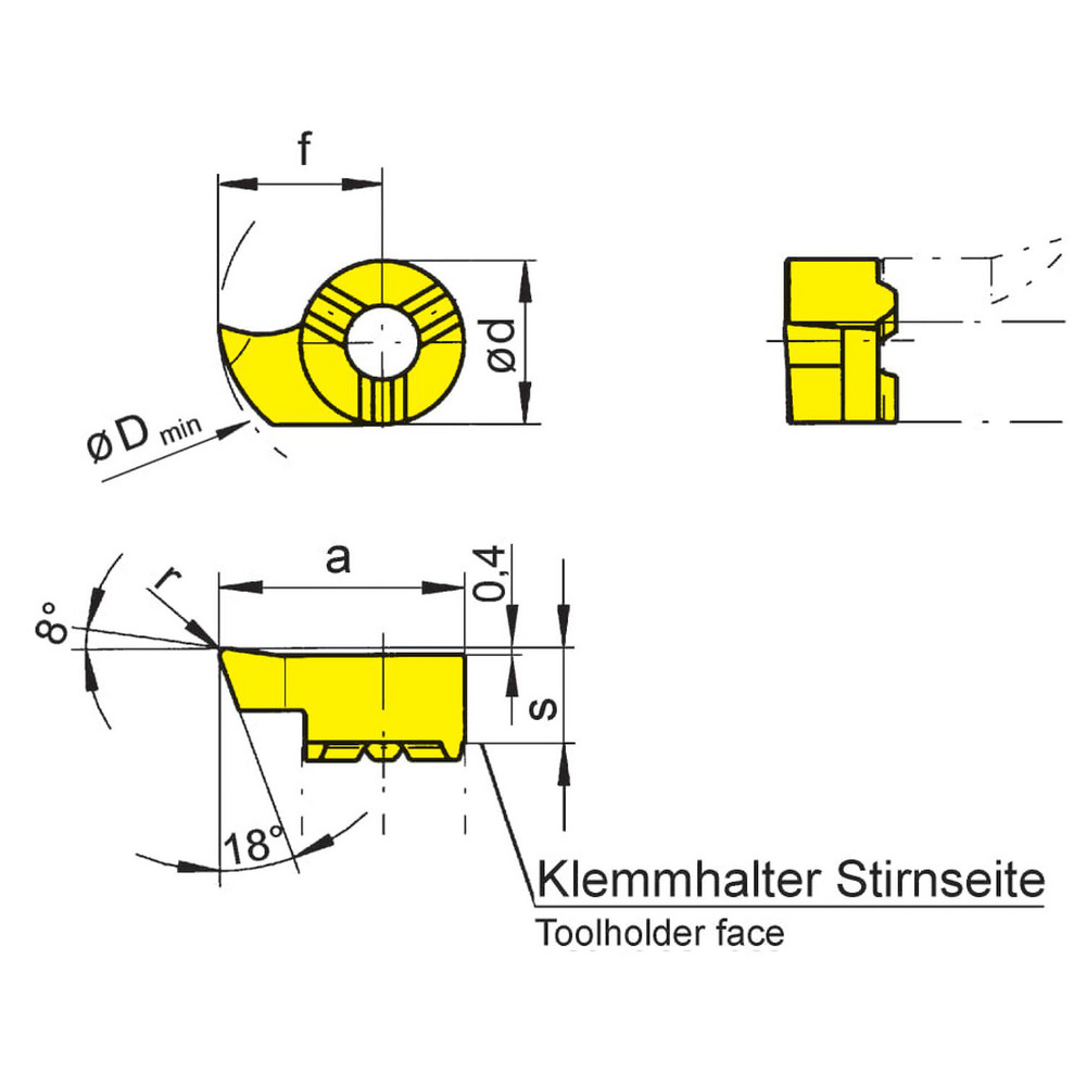 HORN - Boring Inserts: Insert Style: L114; Insert Size Code: 9002 ...