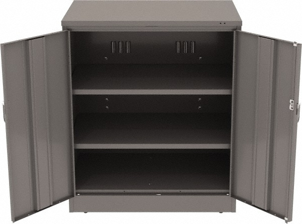 Tennsco - 3 Shelf Locking Storage Cabinet - 57391427 - MSC Industrial ...