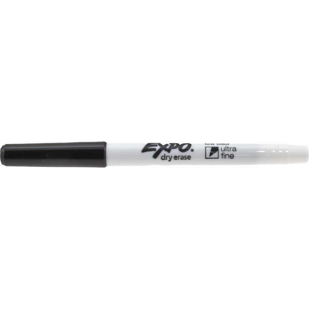 Expo - Pack of (12) Black Low Odor Ultra Fine Tip Dry Erase Markers ...