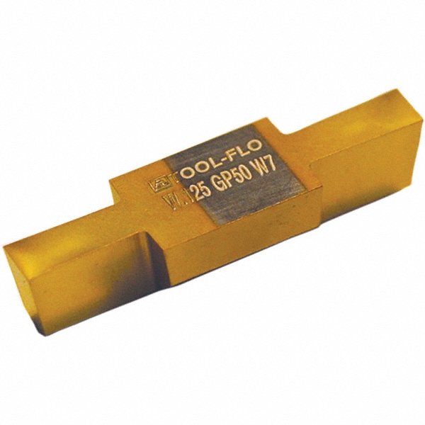 Tool-Flo - Grooving Insert: V84NGCW.250 AC50E, Carbide | MSC Direct