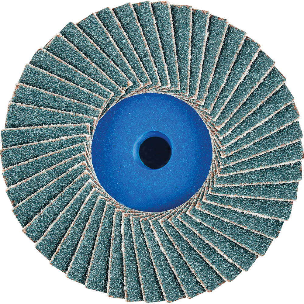 PFERD - Flap Disc: 2" Dia, 120 Grit, Zirconia Alumina, Type 27 | MSC Direct