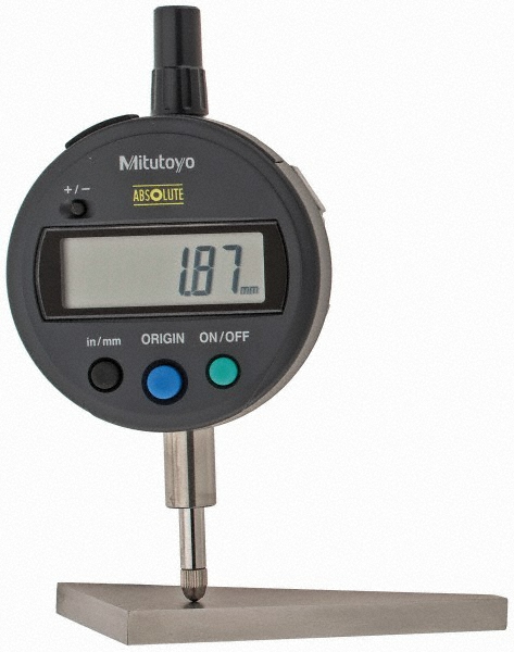 Mitutoyo - 0 to 12.7mm Range, 0.0005" Graduation, Electronic Drop ...