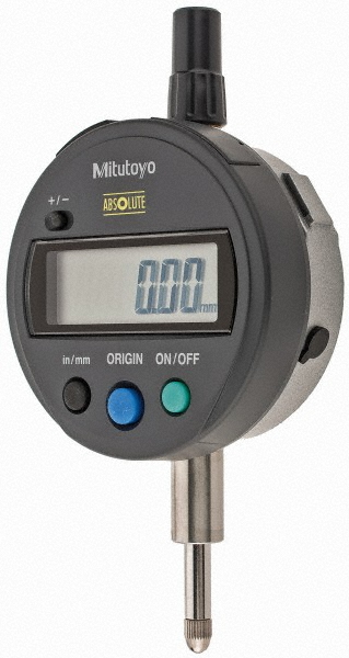 Mitutoyo - 0 to 12.7mm Range, 0.0005" Graduation, Electronic Drop ...