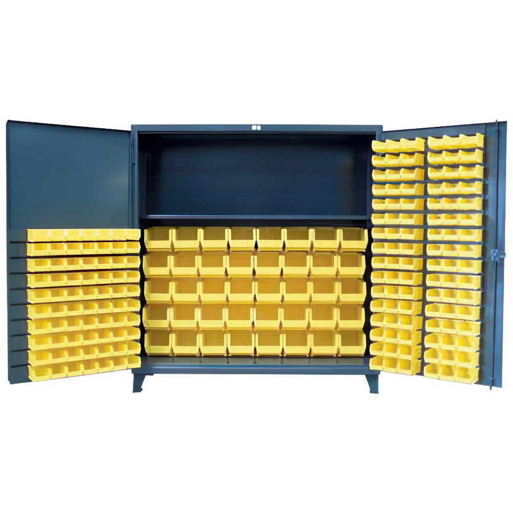 Strong Hold - Steel Bin Cabinet Cabinet: 72" Wide, 24" Deep, 72" High ...