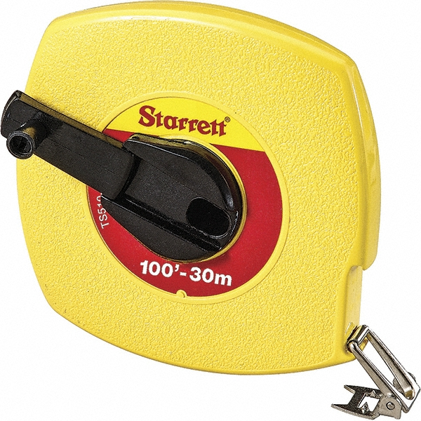 Starrett - 100' x 3/8" Yellow Blade Tape Measure - 57579419 - MSC ...
