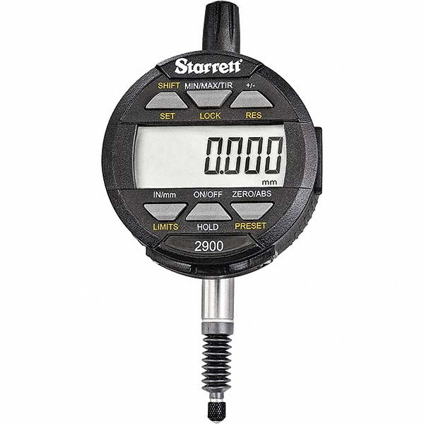 Starrett - LCD Electronic Drop Indicator: 1/2" Max, 0.000120" Accuracy ...