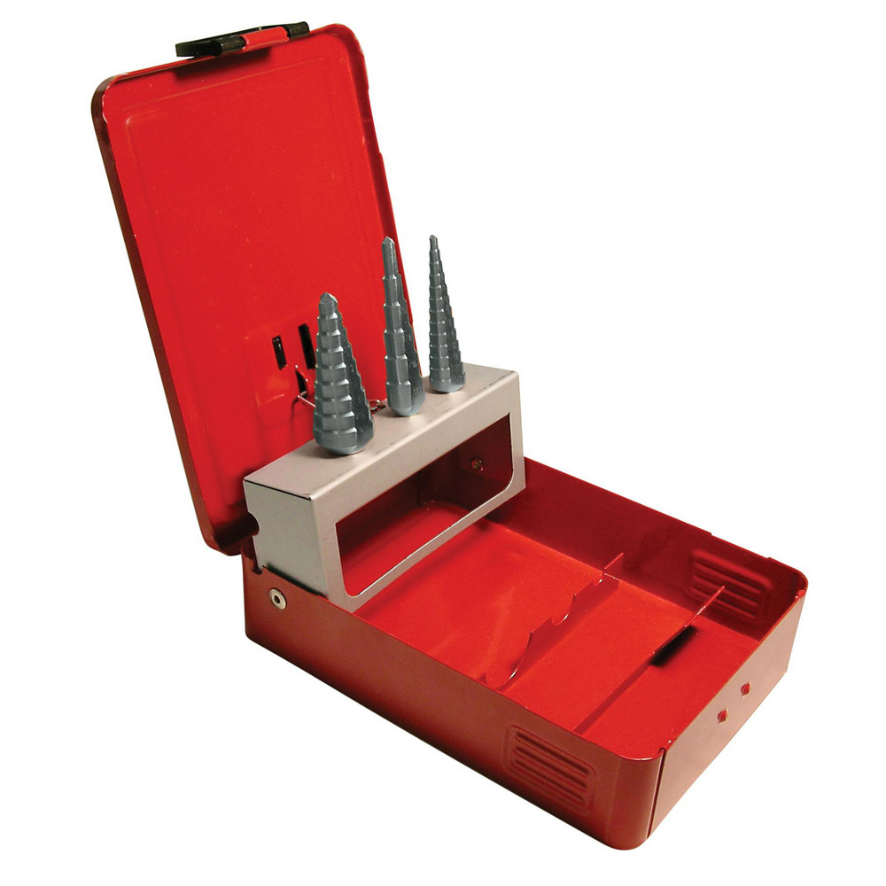 Cle Line Drill Bit Set Step Drill Bits 3 Pc 0 1875 To 0 75 Drill 