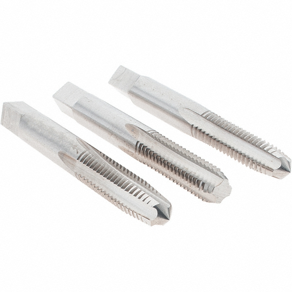 Cle-Line - Tap Set: 3/8-16 UNC, 4 Flute, Bottoming Plug & Taper, High ...
