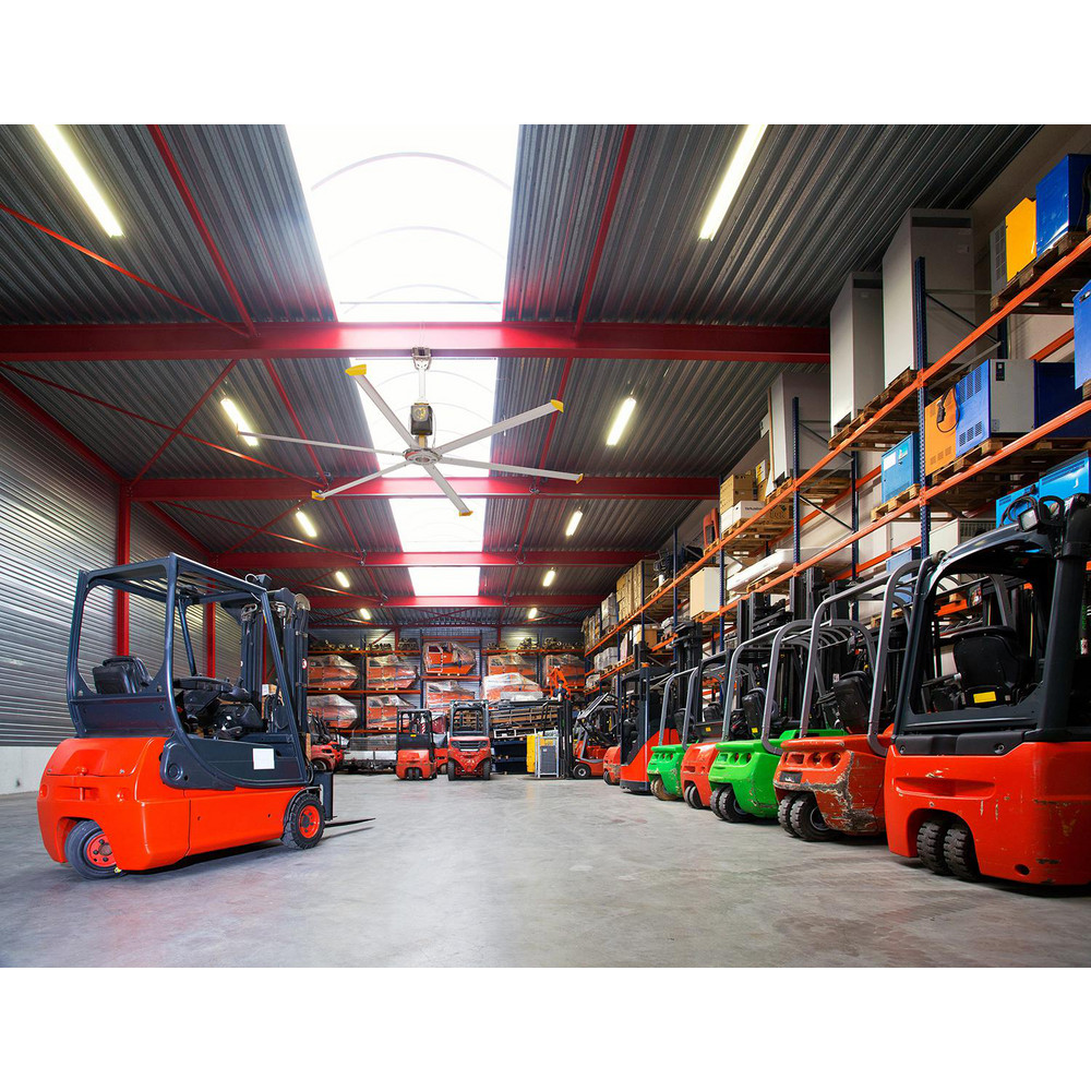 Big Ass Fans - Ceiling Fans: Blade Size (Feet): 8; Fan Diameter: 16 ft ...