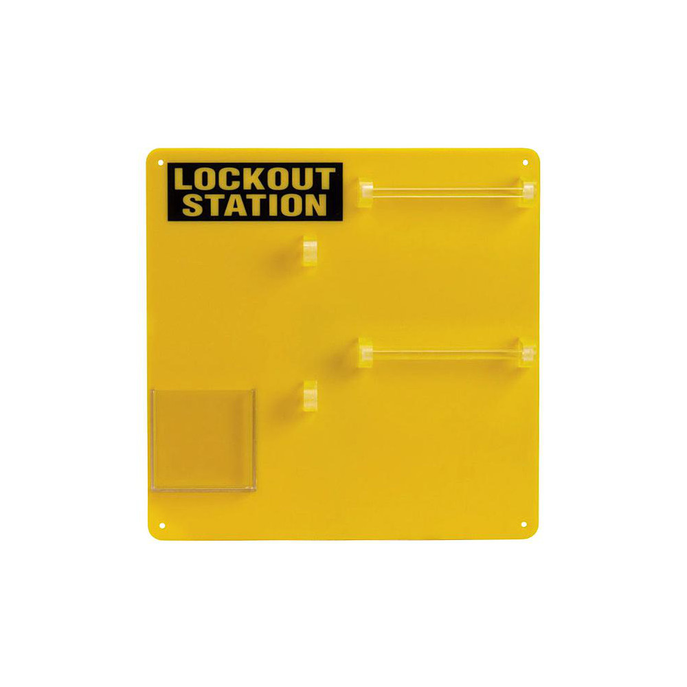 Brady - Empty Acrylic Padlock Station - 57715559 - MSC Industrial Supply