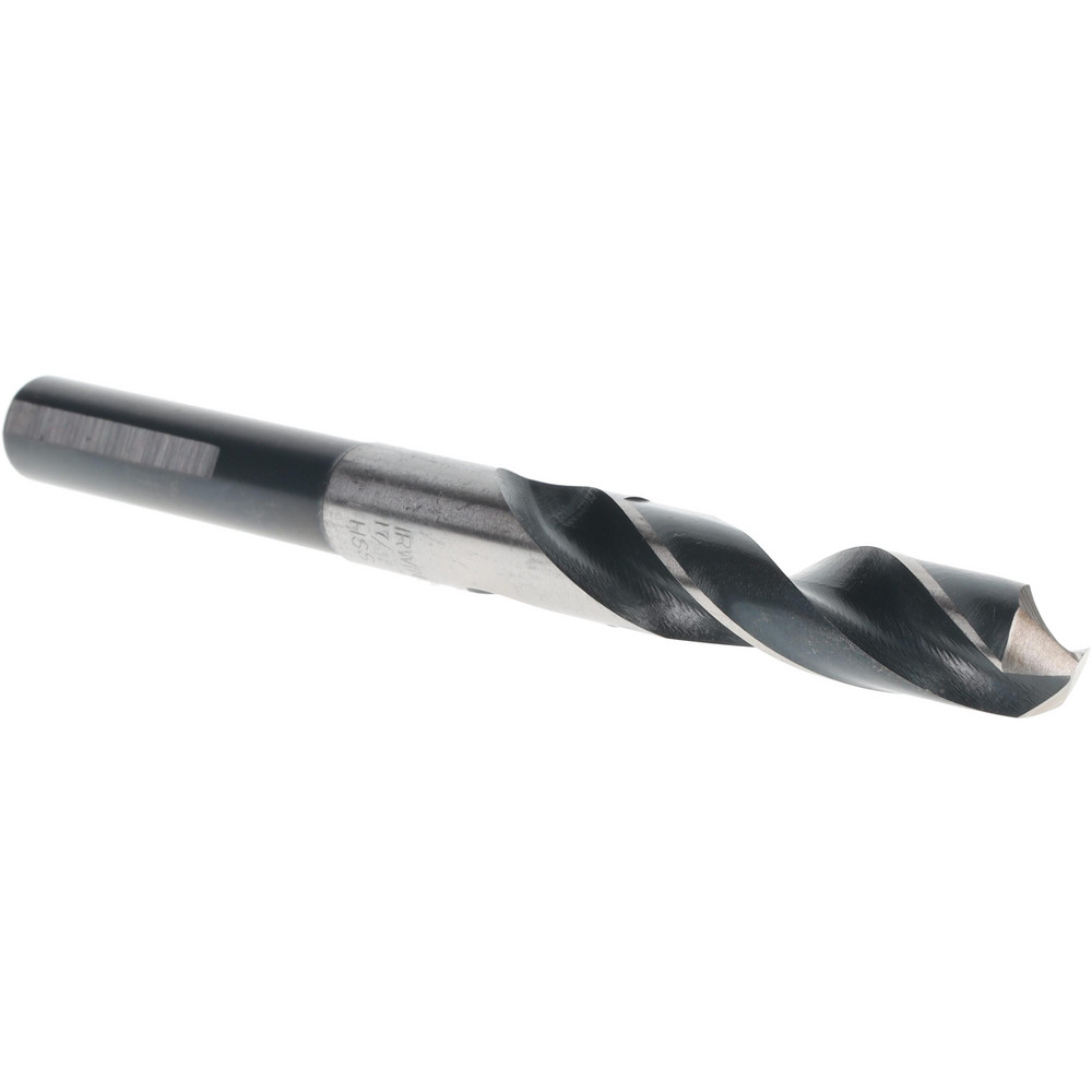Irwin - Reduced Shank Drill Bit: 17/32" Dia, 1/2" Shank Dia, 118 deg ...