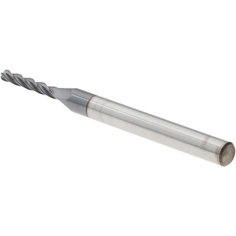 Melin Tool - Ball End Mill: 1/16" Dia, 3/8" LOC, 4 Flute, Solid Carbide ...
