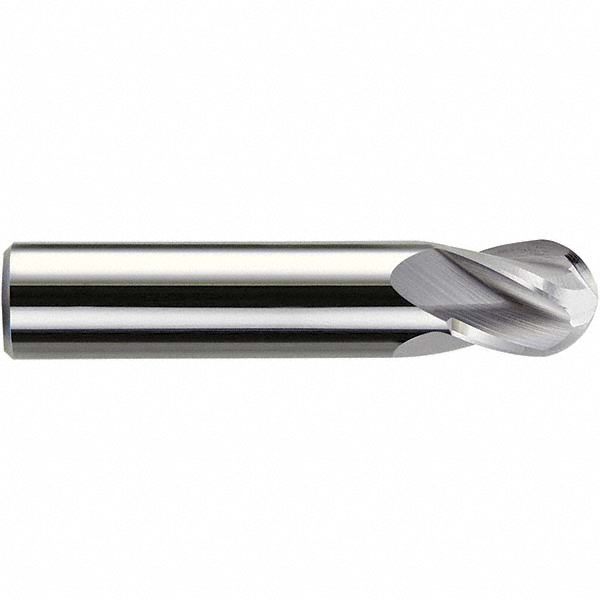 Melin Tool - Ball End Mill: 7/16" Dia, 5/8" LOC, 4 Flute, Solid Carbide ...