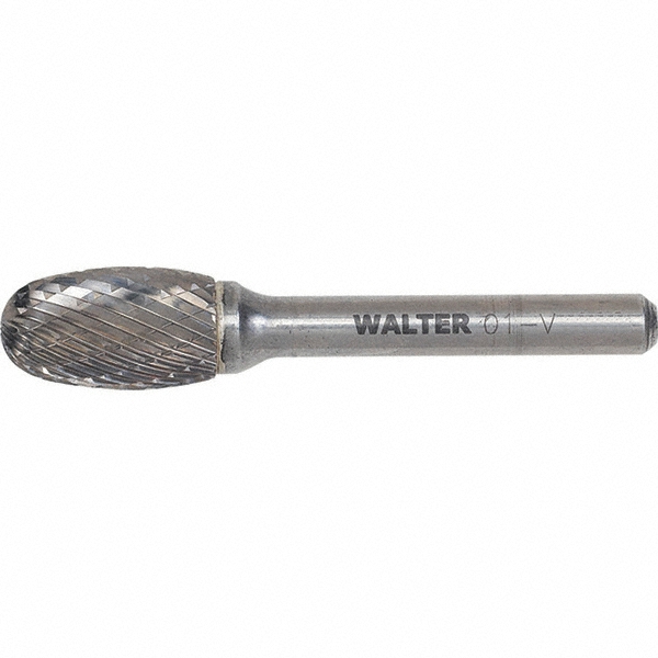 WALTER Surface Technologies - Abrasive Bur: SE-5, 1/2" Cut Dia, Egg ...