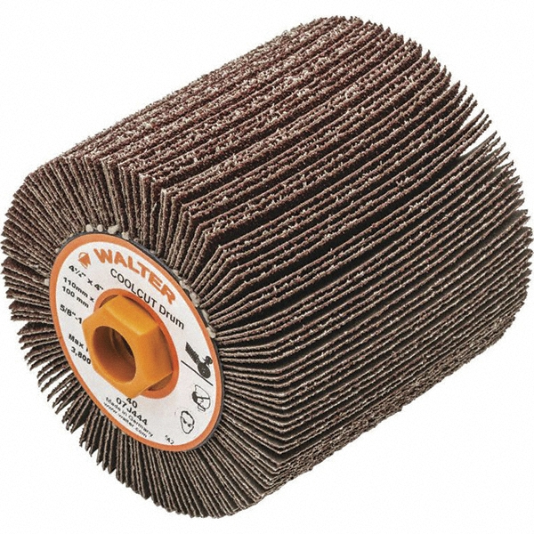 WALTER Surface Technologies - 4-1/4 x 4" 40 Grit Aluminum Oxide ...