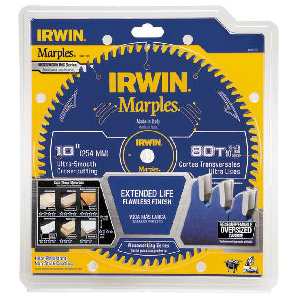 Irwin Blades - Wet & Dry Cut Saw Blade: 10" Dia, 5/8" Arbor Hole, 0. ...