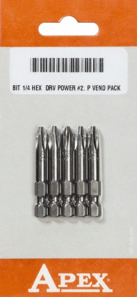 Apex - Power Screwdriver Bit: Square Recess Bit | MSC Direct