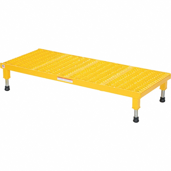 Vestil - 5" High x 19" Wide x 48" Deep, Yellow Step Stand - 57942492 ...