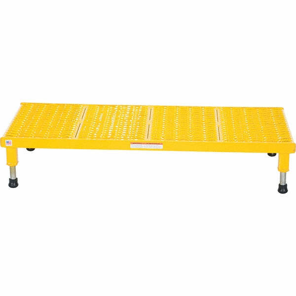 Vestil - 5" High x 19" Wide x 48" Deep, Yellow Step Stand - 57942492 ...