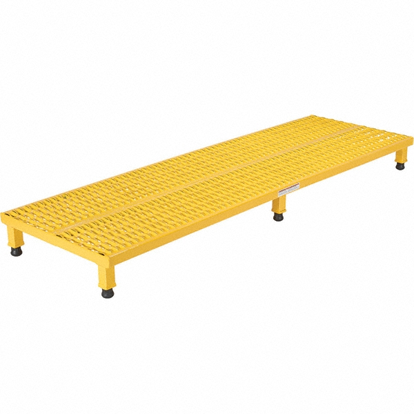 Vestil - Step Stand Stool: 5" OAH, 24" OAW, 1 Step, Steel, Yellow | MSC ...