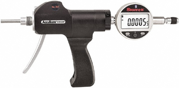 Starrett - Electronic Bore Gage: 4 to 12" Measuring Range, 0.000150 ...