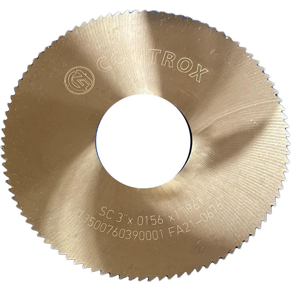 Controx - Slitting & Slotting Saw: 3" Dia, 0.0156" Thick, 1" Arbor Hole ...