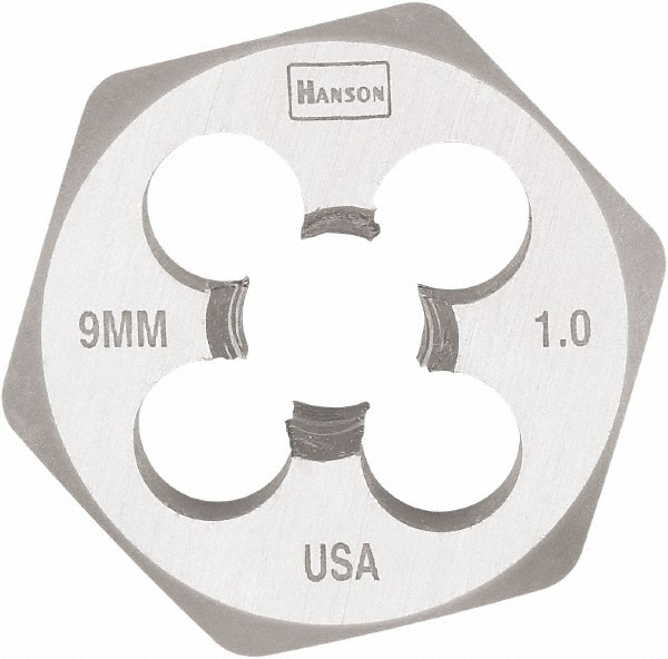 Irwin - M9x1.00 Thread, 1" Hex, Right Hand Thread, Hex Rethreading Die ...