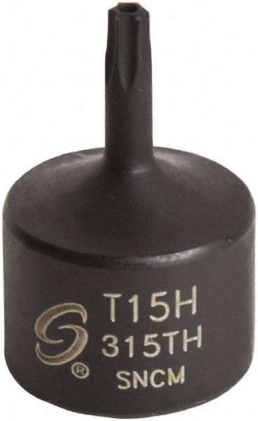 Sunex Tools - 3/8" Drive, T15H Impact Torx Bit Socket | MSC Direct