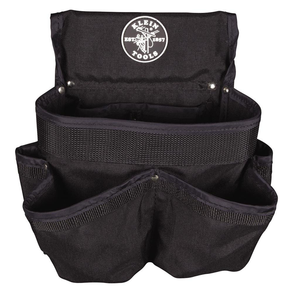 Klein Tools - Tool Pouch: 8 Pockets, Black | MSC Direct