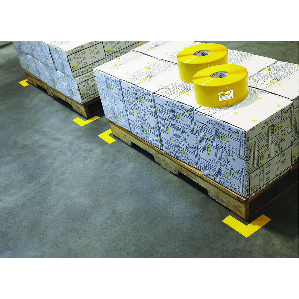 Mighty Line - Floor & Aisle Marking Tape: 2" Wide, PVC | MSC Direct