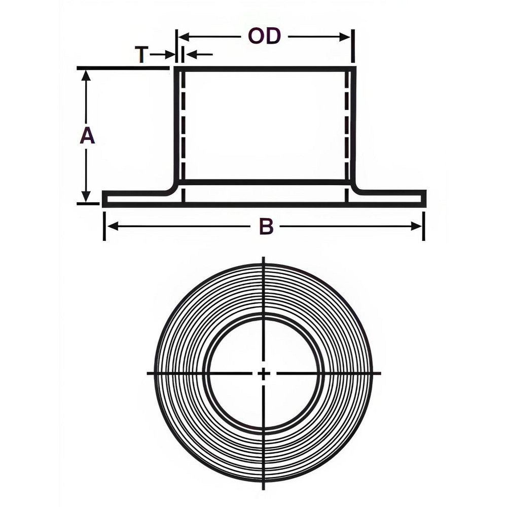 VNE - Sanitary Stainless Steel Pipe Stub End with Groove: 3", Welded ...