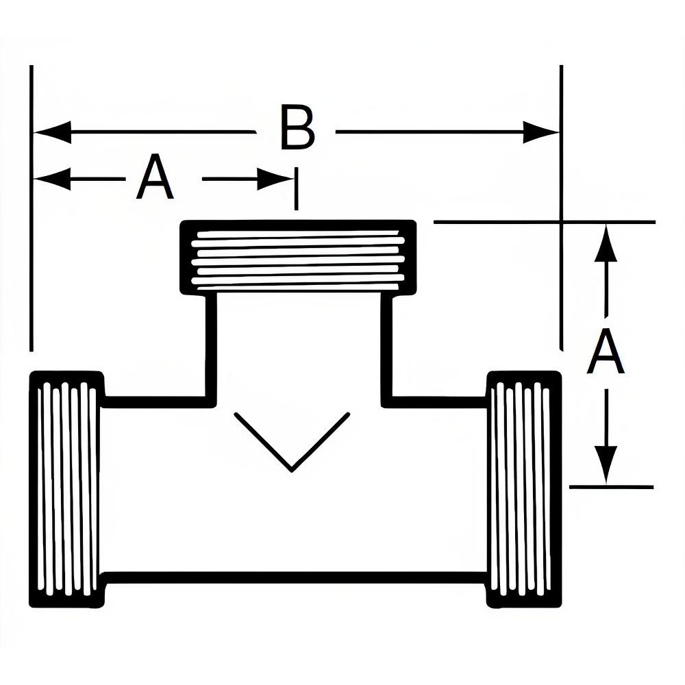 VNE - Sanitary Stainless Steel Pipe Tee: 2", Bevel Seat Connection ...