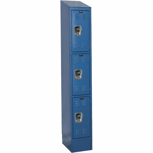 Hallowell - 1-Wide Locker: 12" Wide, 18" Deep, 78" High, Padlock | MSC ...
