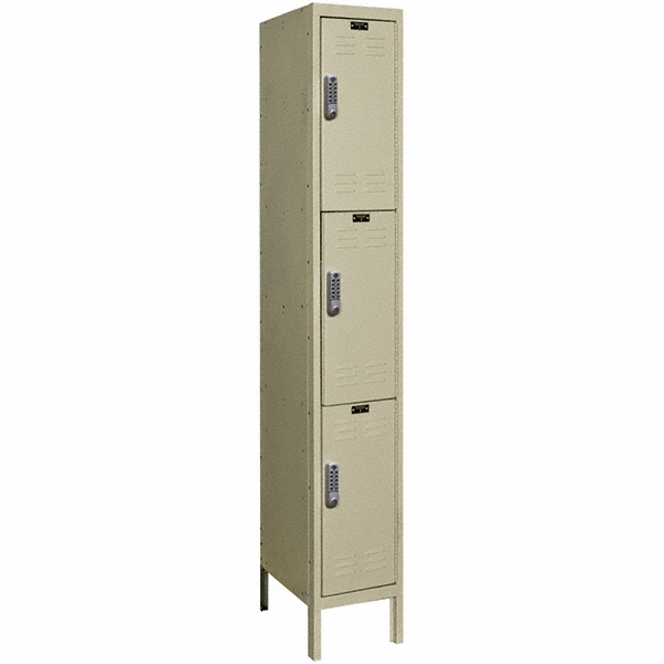 Hallowell - 3 Door, 3 Tier, Electronic Access Lockers - 58317256 - MSC ...