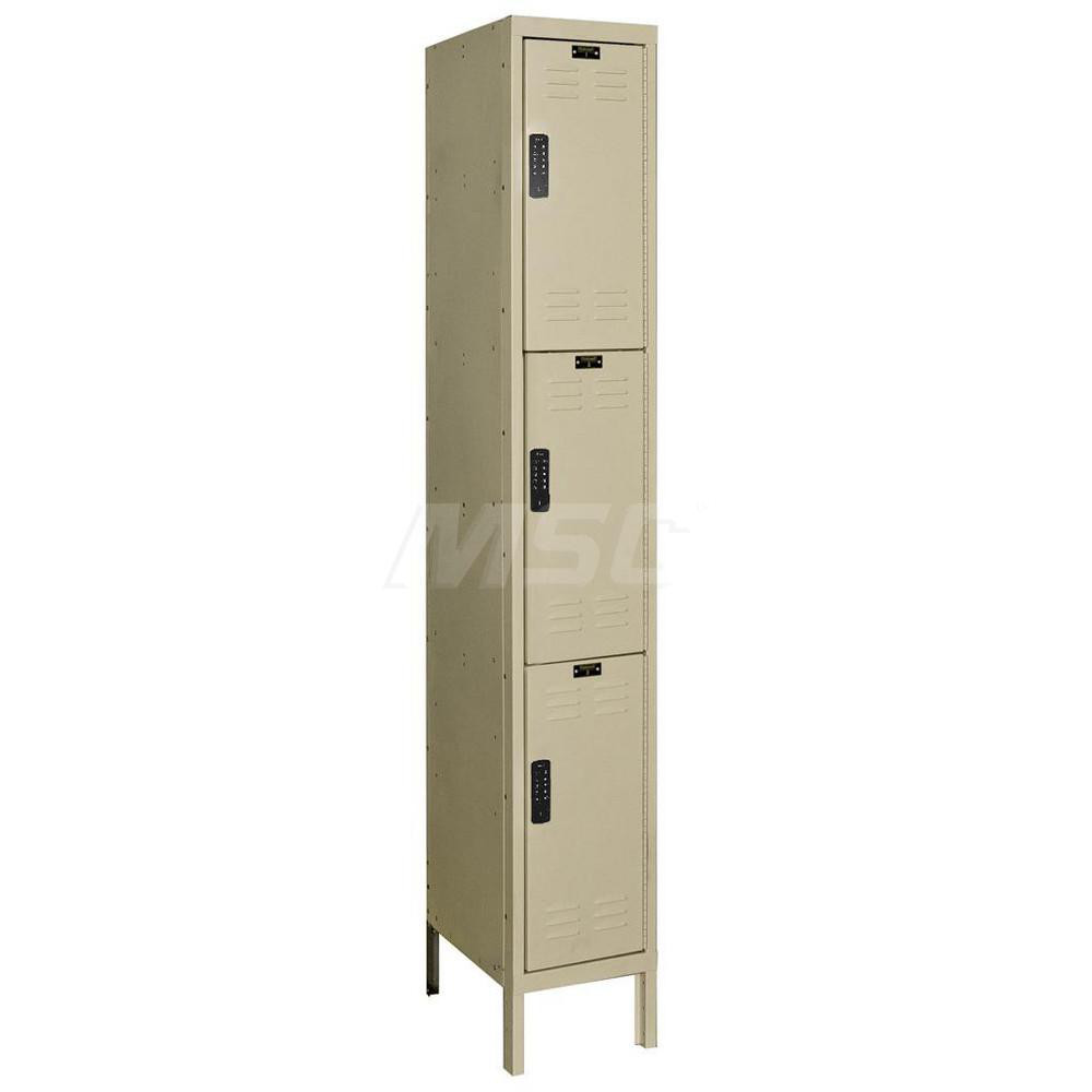 Hallowell - 1-Wide Locker: 12" Wide, 12" Deep, 78" High, Electronic ...