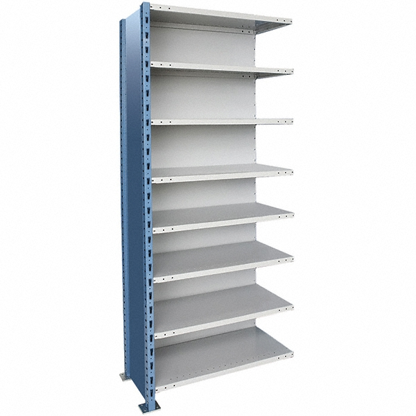 Hallowell - Closed Shelving Add-On Unit: 8 Shelves | MSC Direct