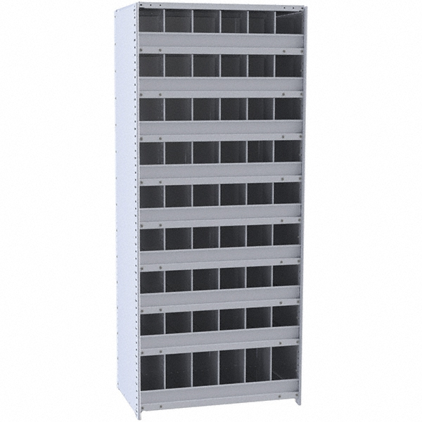 Hallowell - 54 Bin Closed Industrial Bin Shelving | MSC Direct