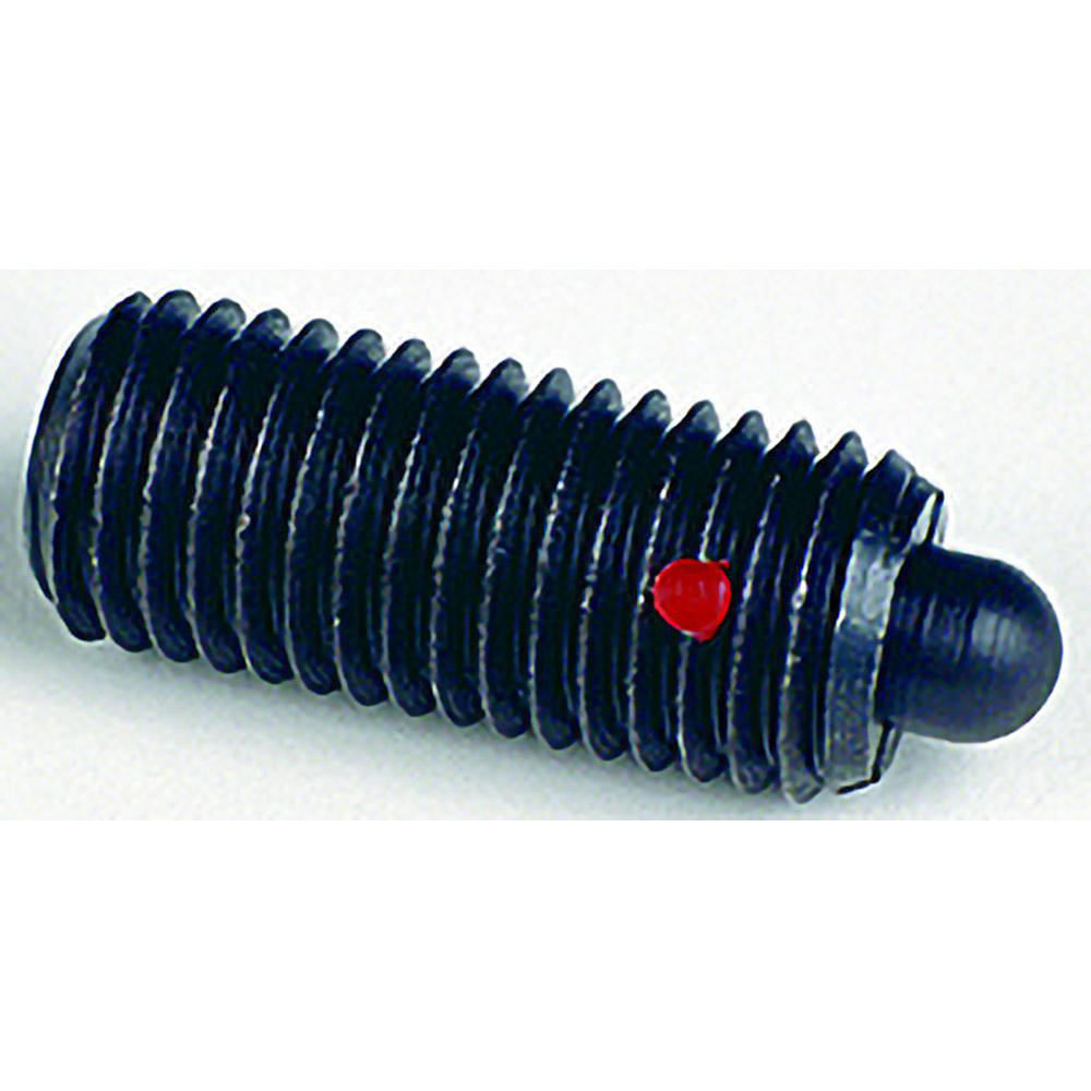 TE-CO - Threaded Spring Plunger: 5/16-18, 1" Thread Length, 0.135" Dia ...