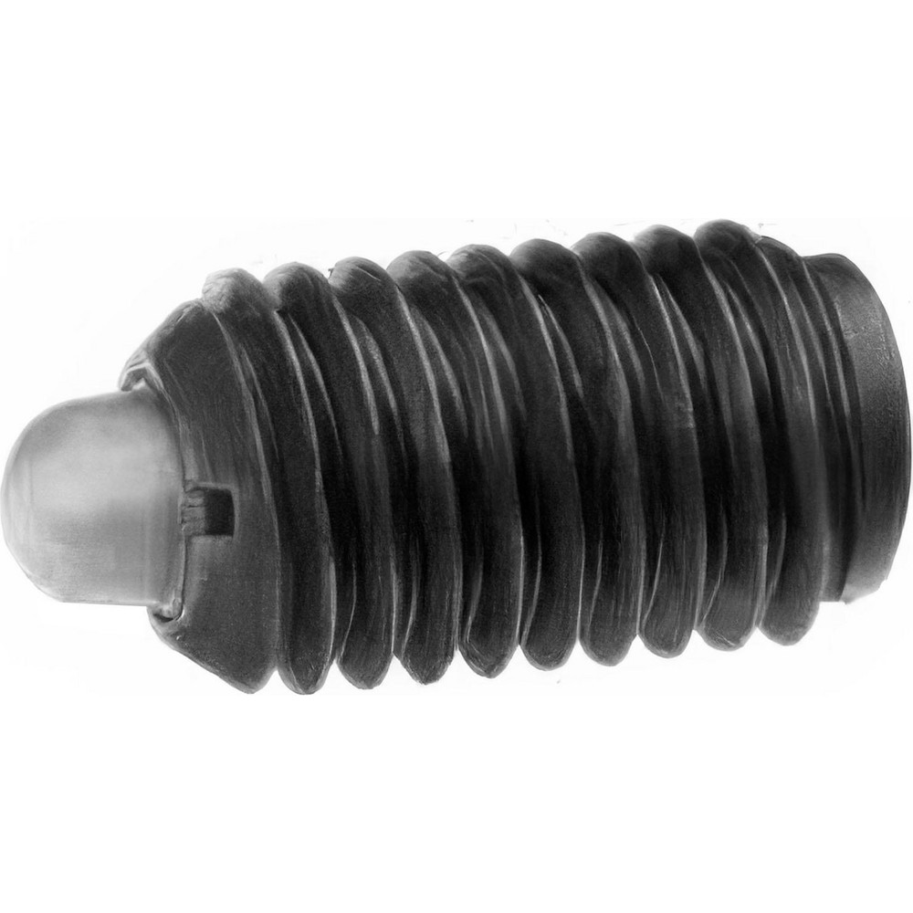 TE-CO - Threaded Spring Plunger: #10-32, 0.469" Thread Length, 0.093 ...