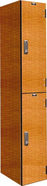 Hallowell - 1-Wide Locker: 12" Wide, 18" Deep, 72" High, Electronic ...